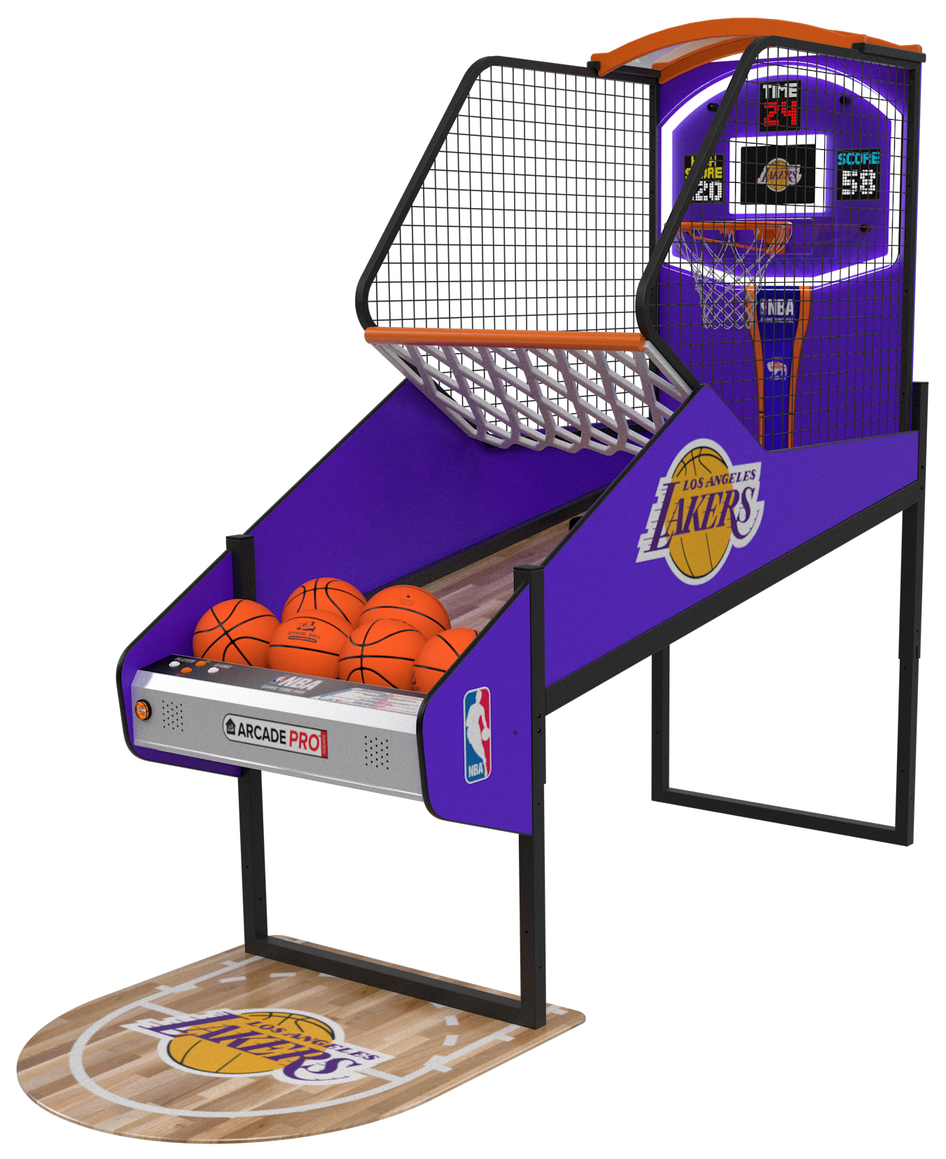 NBA Game Time Pro Basketball Home Arcade Game
